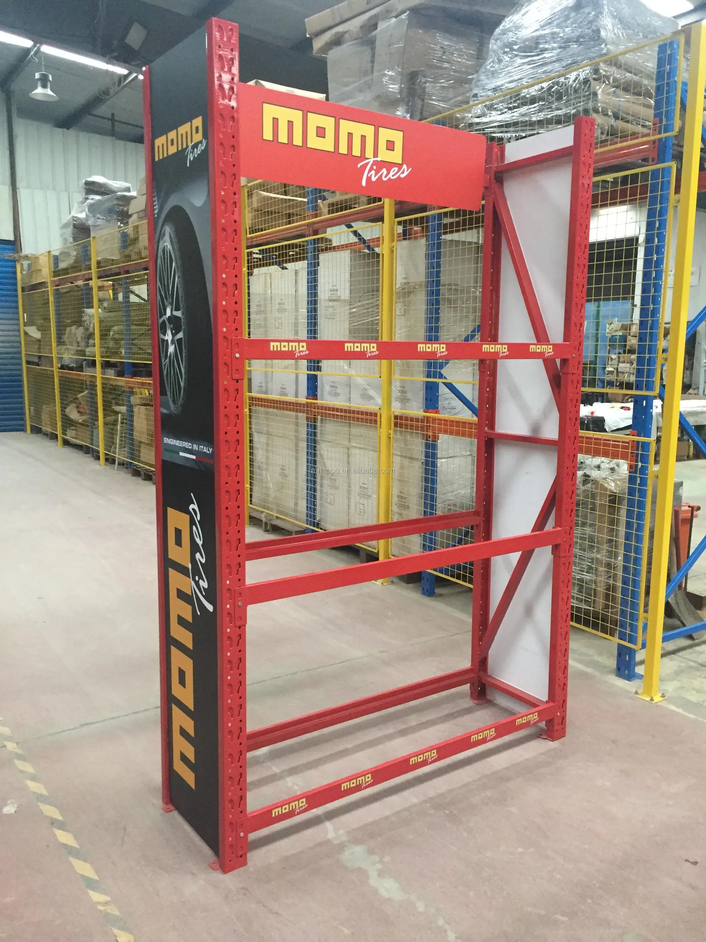 Heavy Duty Car Tire Storage Rack - Display & Environmentally Friendly