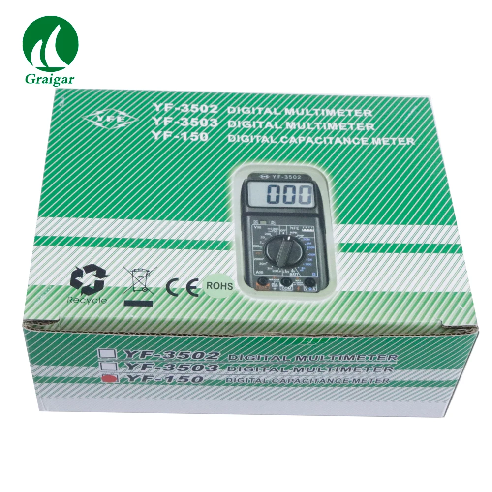 Tenmars YF-150 Digital Capacitance Meter - 200pf to 20mf