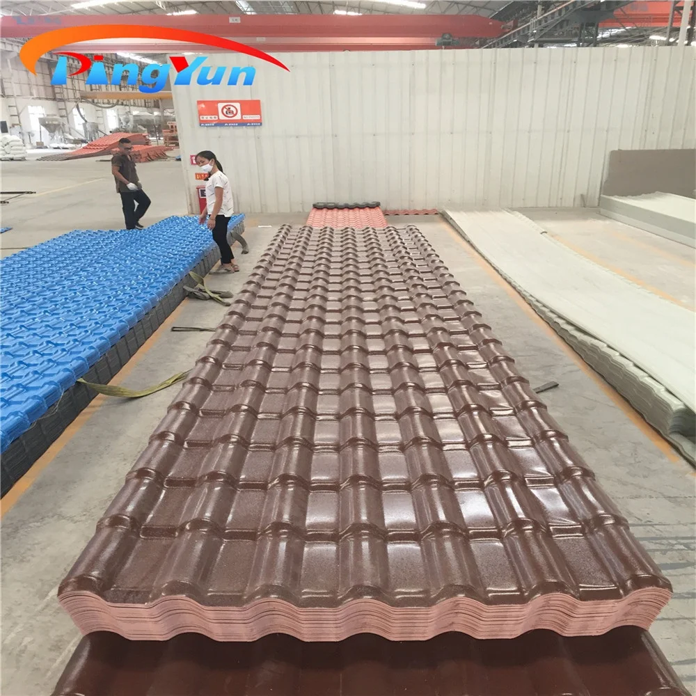 Spanish Roof Tiles - Durable Upvc Plastic Double Roman Tiles - OEM