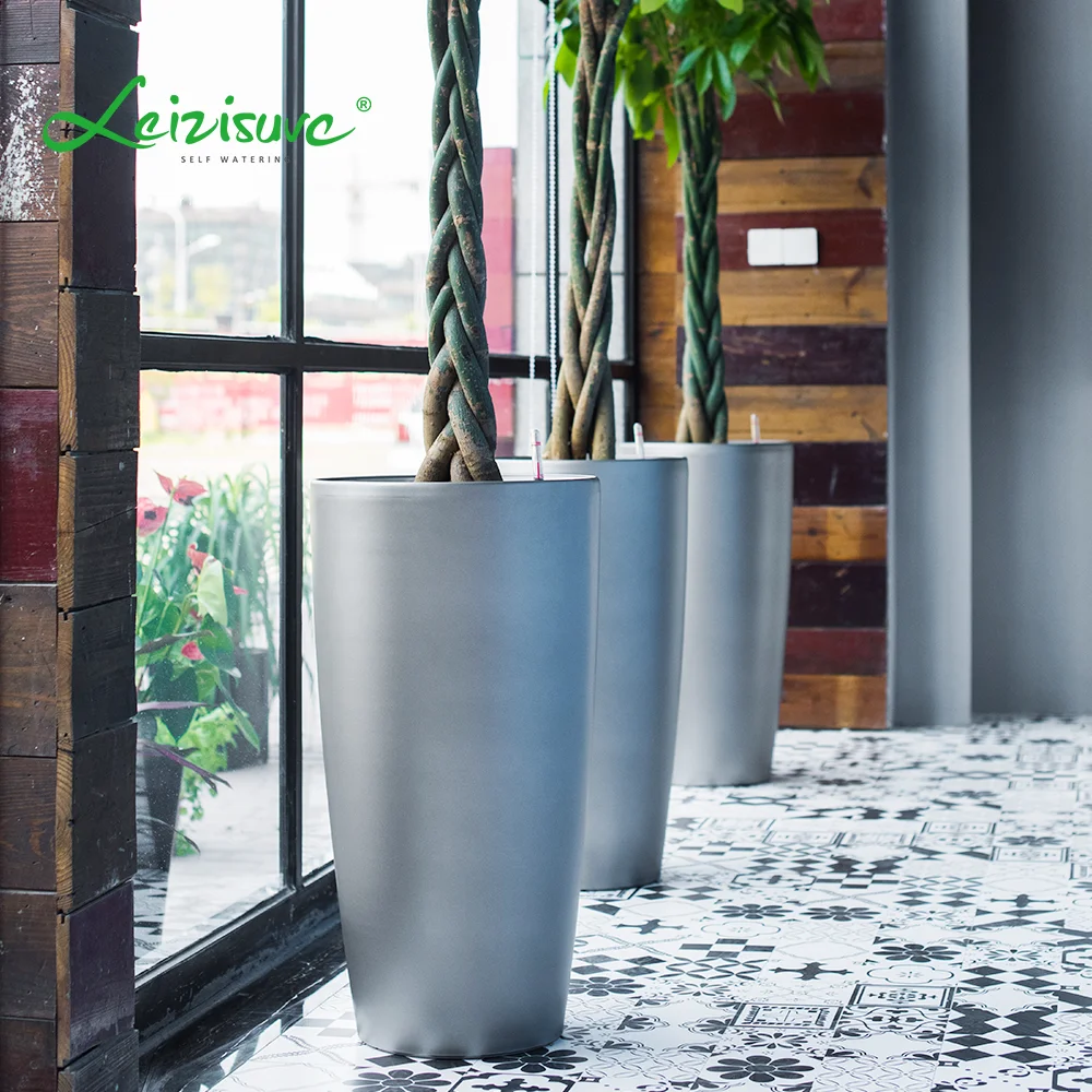 Garden & Home Hotel Decorative Nodic Big Large Round Black Flower Pots ...