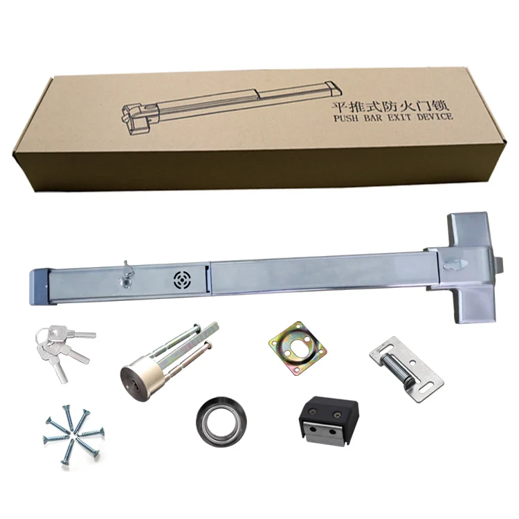 Fire Escape Door Lock Panic Push Bar Exit Device Emergency 800mm Size ...