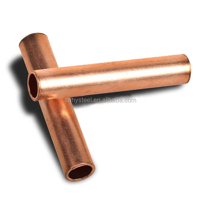 Capillary Straight Copper Pipe Red Copper Pipe 99.99% Pure 1/4'' 3/8 ...
