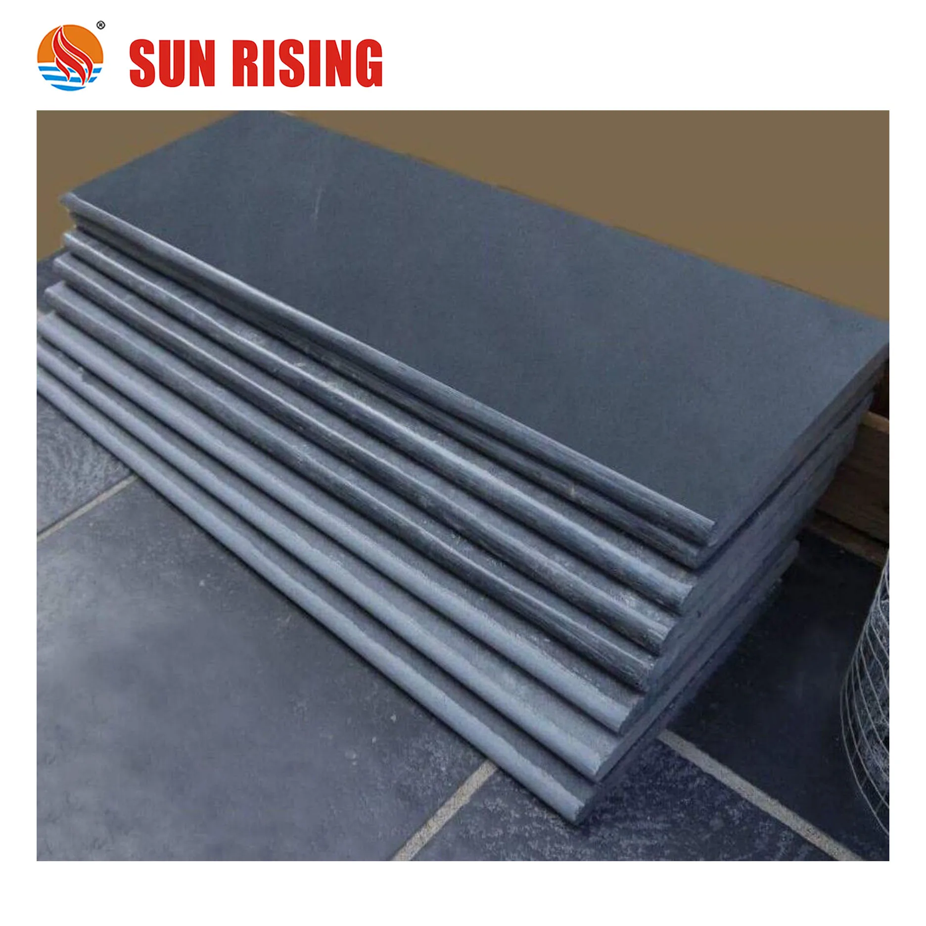 Big Stock Black Slate Stone Bullnose Edge Step For Sale| Alibaba\.com
