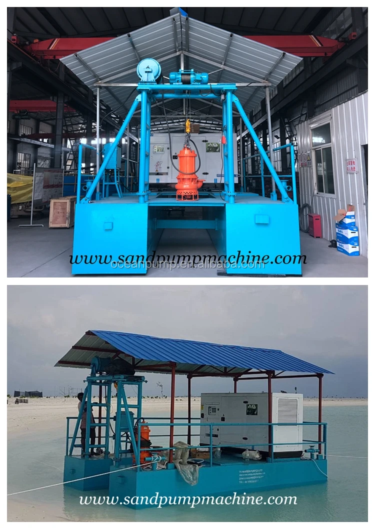 Sand Dredging Pump Boat Submersible Sand Pump Dredger Boat For River ...