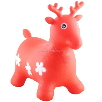 Deer Bouncy Hopper Farm Animal Inflatable Ride-on Toy - Buy Red Deer ...