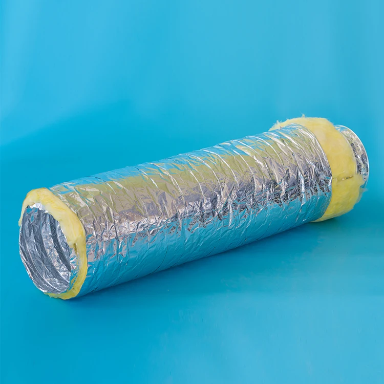 Air Ventilating Insulated Duct Pipe with Fireproof Foil