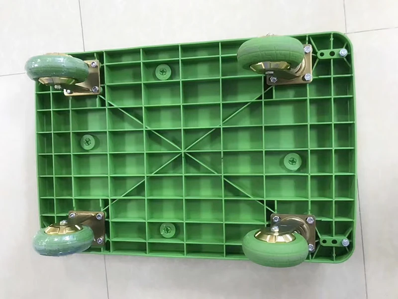 Wbd Folding Plastic Platform Trolley Cart Factory Goods Moving Trolley ...