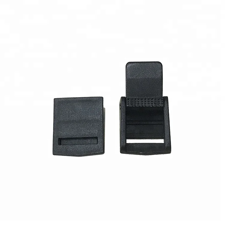 Wholesale Plastic Cam Lock Adjustable Black Webbing Buckle