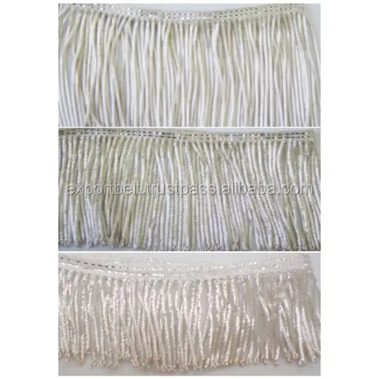 Oem Silver Bullion Fringe Customized Silver Metal Wire Fringe Wholesale ...