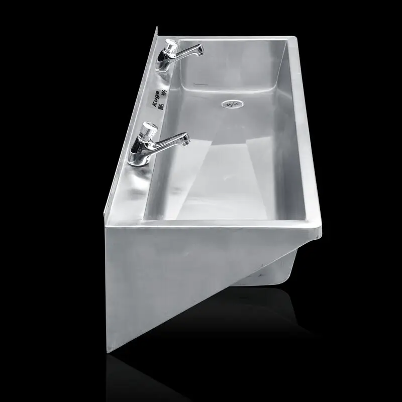Stainless Steel School Hand Wash Basin Wall Mount Bathroom Trough ...