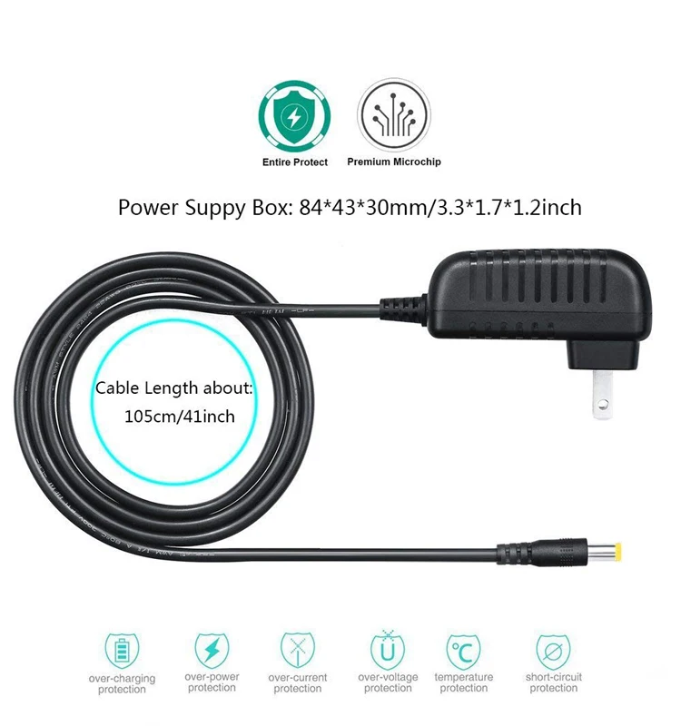 12 Volt AC DC 12V 24V 1A 1.5A 2A 2.5A 3A 4A 5A AC Power Adapters 12V ...