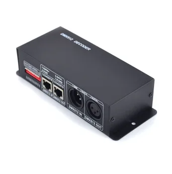 Dc 12v-24v 4a 4 Channel Dmx 512 192w Computer Lamp Table Controller Addressable Digital Signal ...