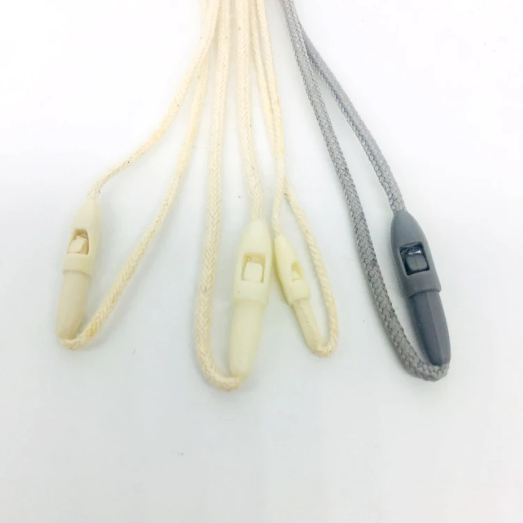 Custom Hang Tag String Bullet Seal Lock With Color Wax Cotton Cord ...