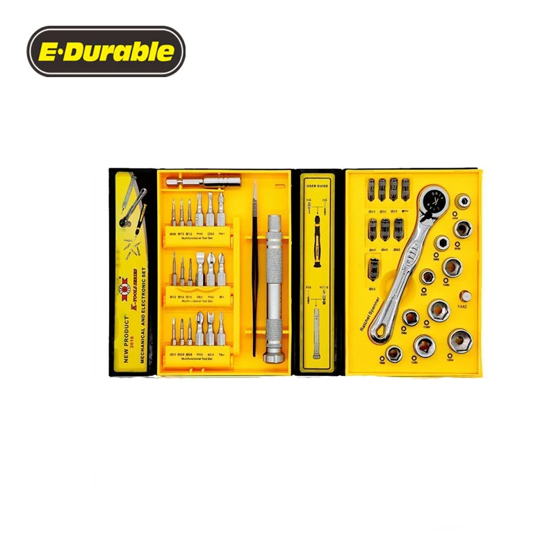 E-durable 41pcs Mini Flex-head Ratcheting Screwdriver Set,With Micro ...