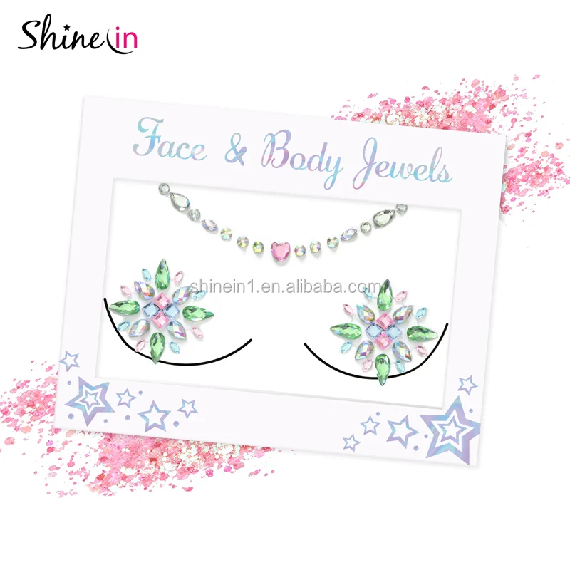 Women Unique Forehead Bindi Jewels Temporary Forehead Bindi Jewels Blue ...