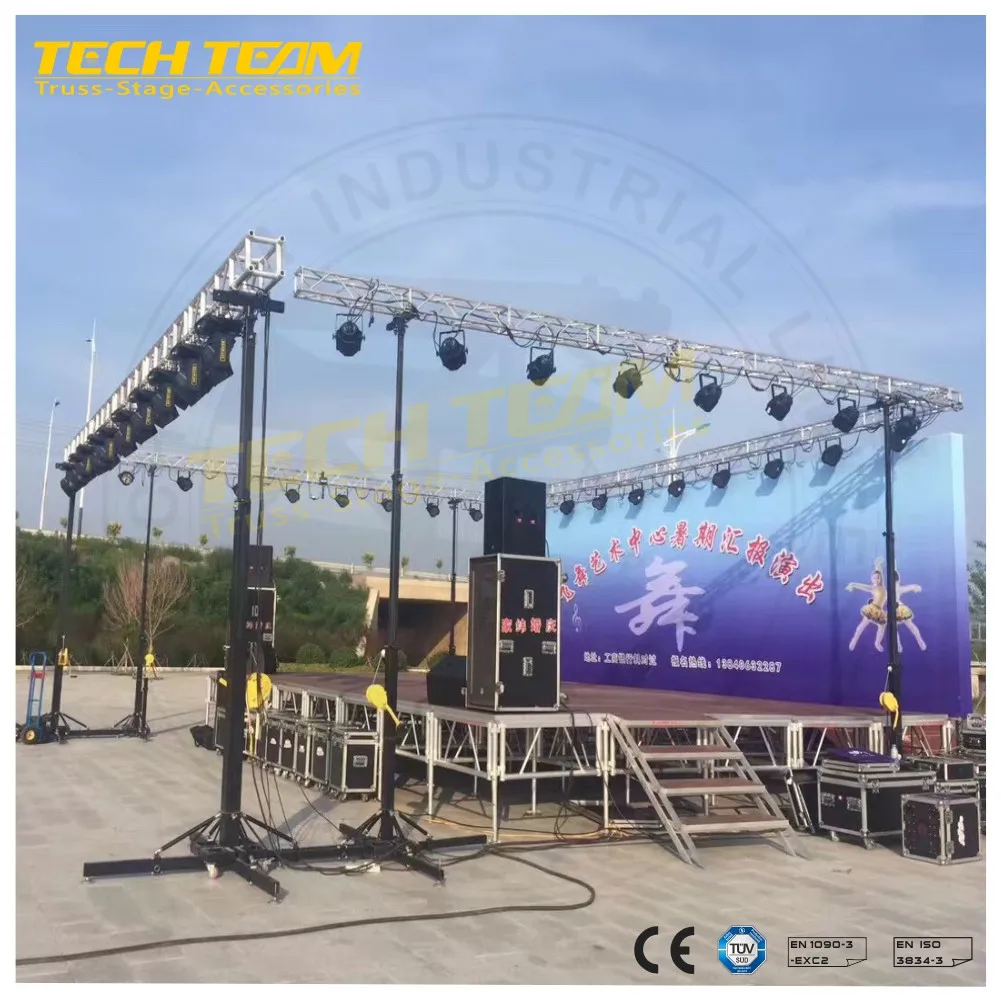 Professional Heavy-Duty Stand Speaker Lift for Line Array