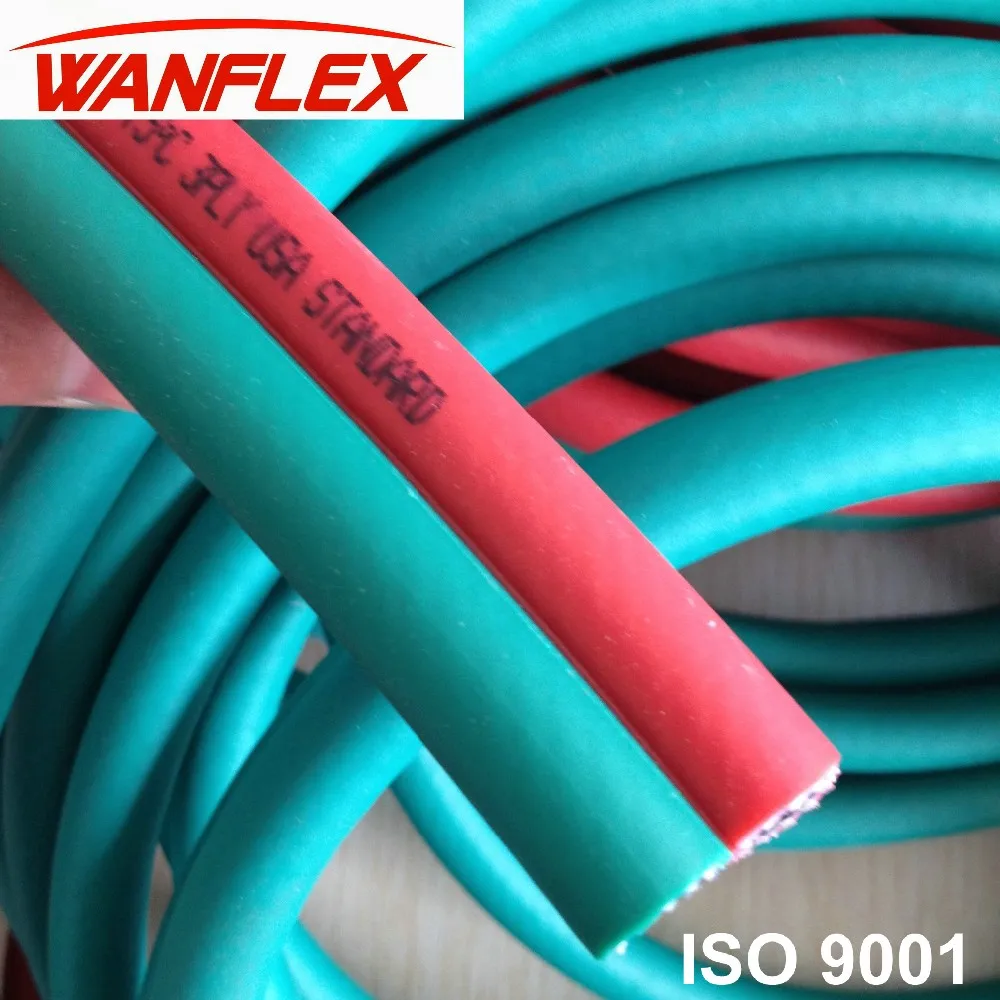 Rubber Pvc Oxygen Acetylene Twin Welding Hose Double Color Oxygen And ...