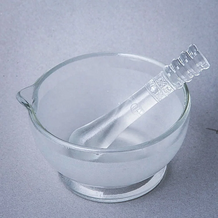 Glass Mortar And Pestle
