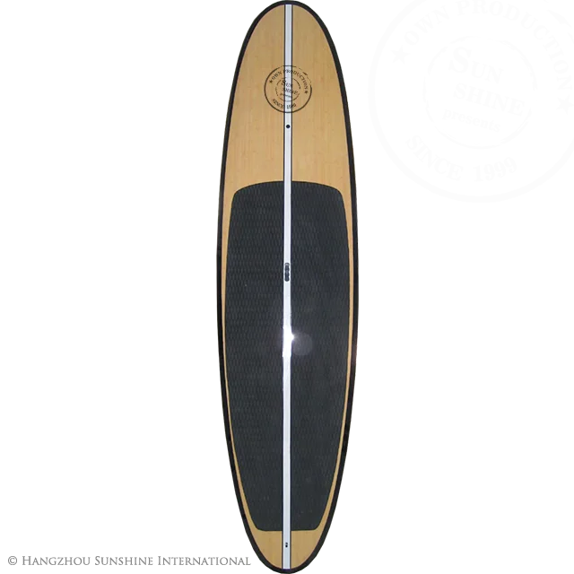 Bamboo Surfboard Stand up Paddle Board SUP for Lakes & Rivers