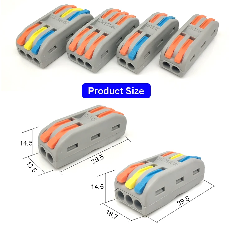 Double Three 3 Pin 2 Pin Quick Connect Electrical Cable