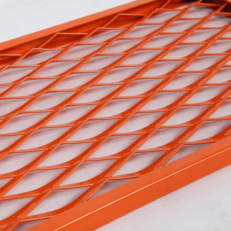 Colorful Aluminum Expanded Mesh Perforated Ceiling Panel Architectural ...