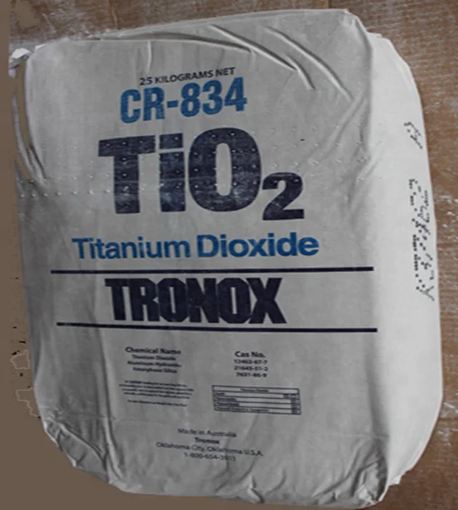 Rutile Grade Tio2 백색 분말 이산화티탄 안료 Pvc 폴리올레핀 사용 Tronox Cr-834 - Buy ...