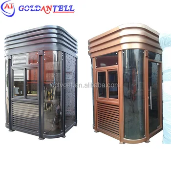 Luxury Prefab Sentry Box / Community Guard House With Working Desk ...