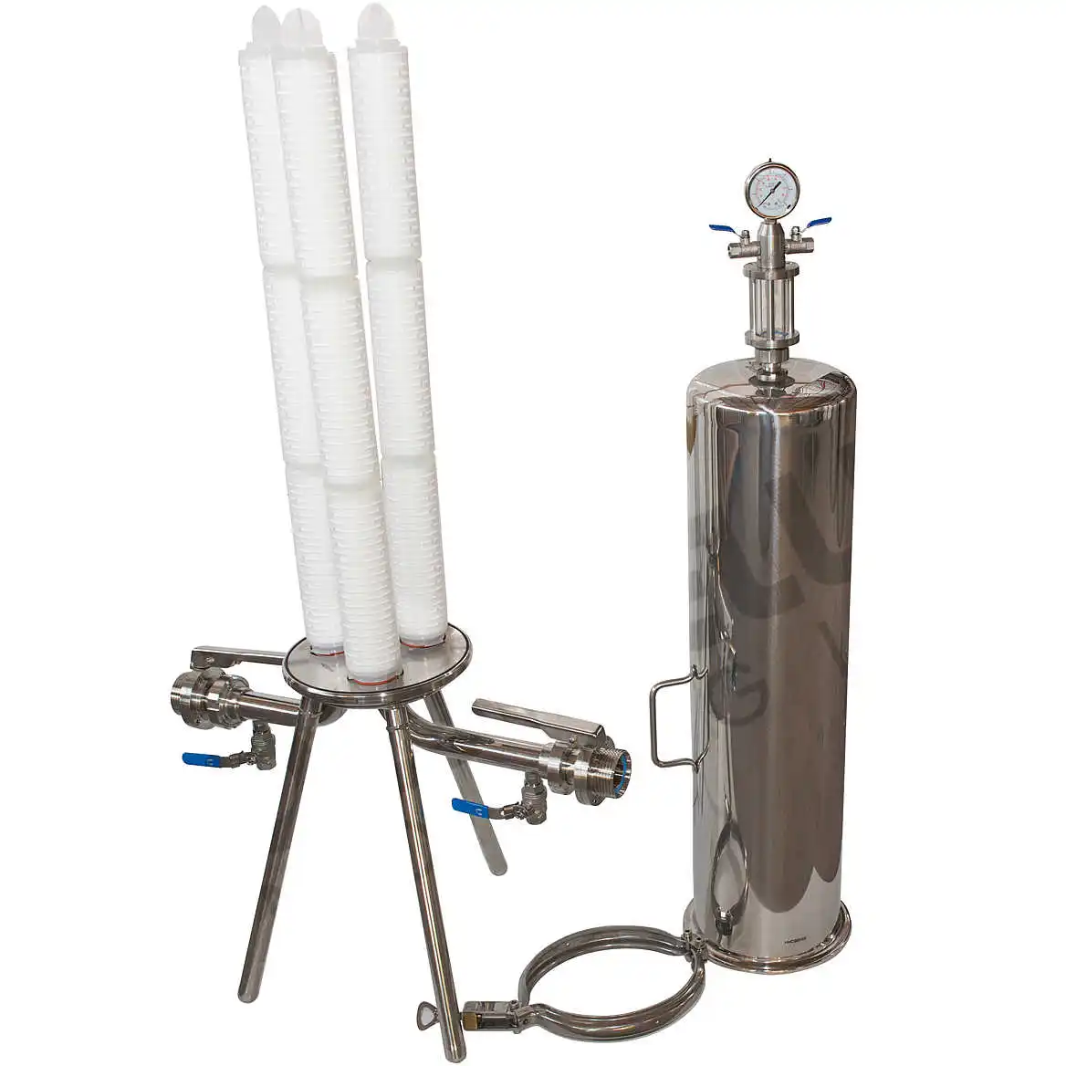 Single Cartridge Liquid Filter Vessels - Buy Food Grade Filtering ...