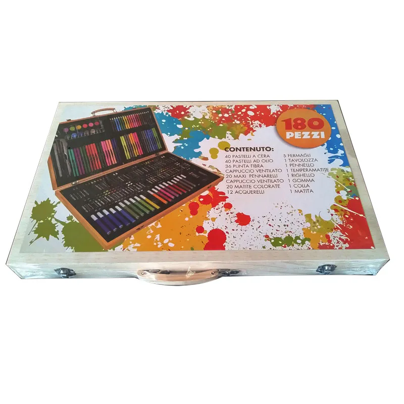 Boite De Coloriage Enfant - 180PCS Professional Art Set