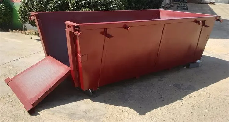 3 Cbm Scrap Metal Waste Container Skip Bin Open With Low Price - Buy ...