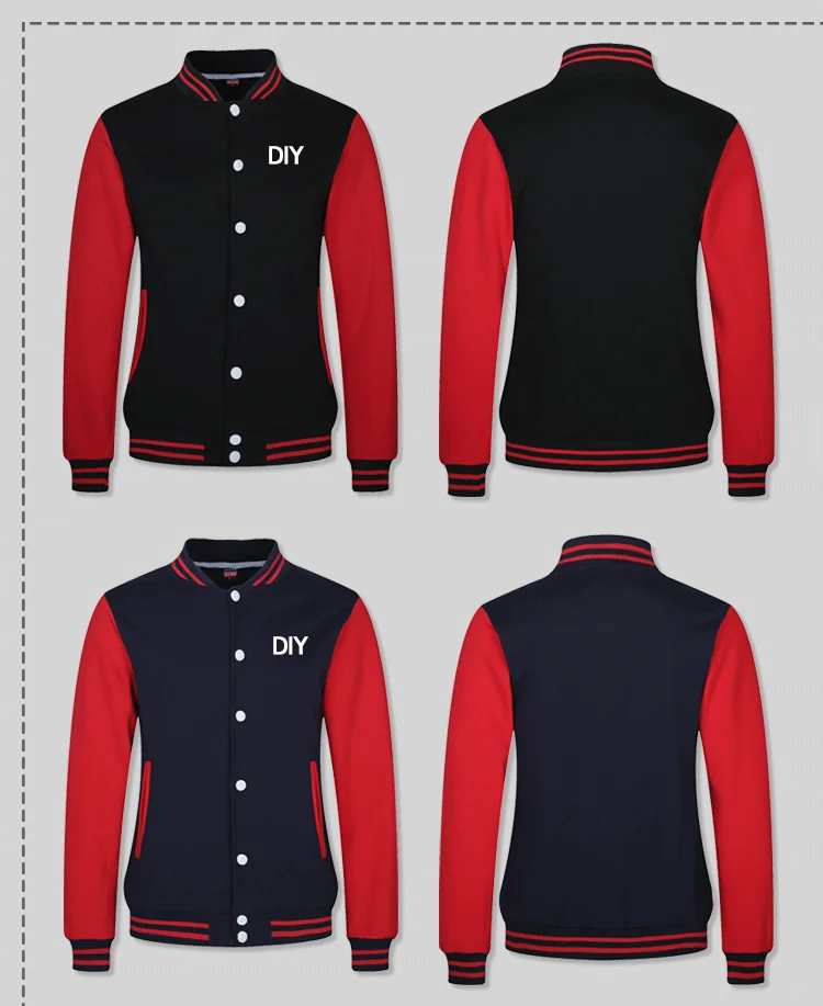Wholesale Blank Jackets for Printing - Customizable Varsity