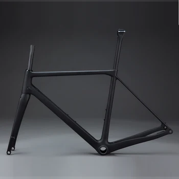 Hongfu Disc Road Carbon Fiber Thru Alxe Bike Frame For Flat Disc Brake ...