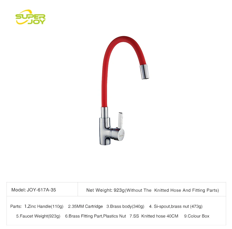 Cheap Long Neck Single Handle Hose Faucet Flexible Brass Kitchen Sink ...
