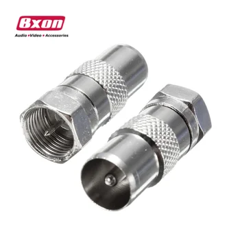 F Type Male Plug To Pal Male Plug Digital Tv Antenna Aerial Coax ...