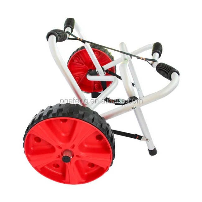 Kayak Trolley Aluminium Boat Folding Beach Trolley Foldable Beach SUP ...