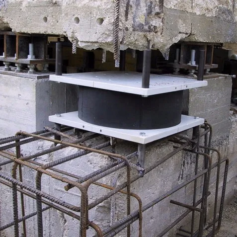 Seismic Rubber Isolation Bearing & FPS Friction Pendulum System for ...
