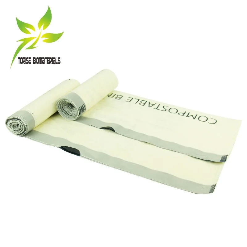 BPI Certified 13Gallon Compostable Trash Bags Biodegradable Drawstring ...