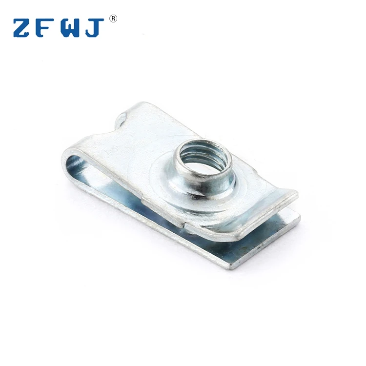Standard M6 Clamping Galvanized Spring Steel U Clip Nut - Buy Wing Nut ...
