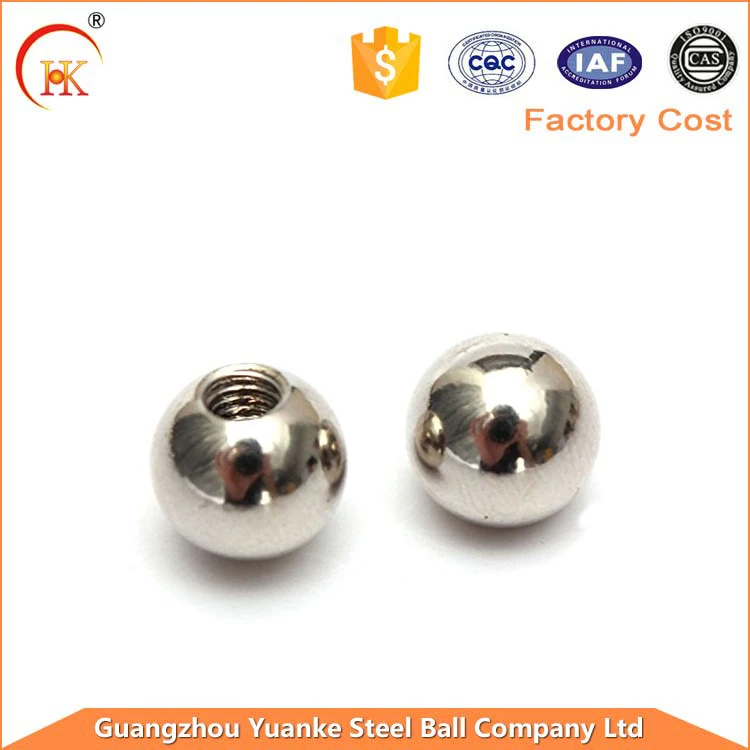 Ball Yuanke Steel Threaded Hole Stainless Steel Customized 3mm 6mm 8mm ...