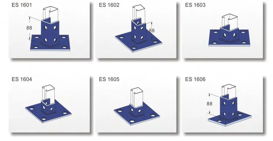 Steel Unistrut Angle Iron Corner Brackets - Durable & Versatile