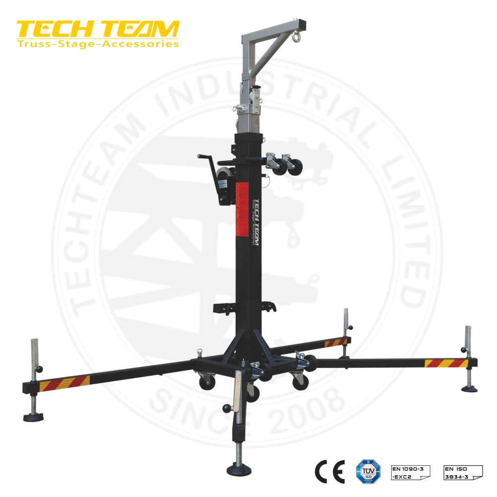 6.5m Speaker Lift Line Array Crank Stand for Sale - TECH TEAM