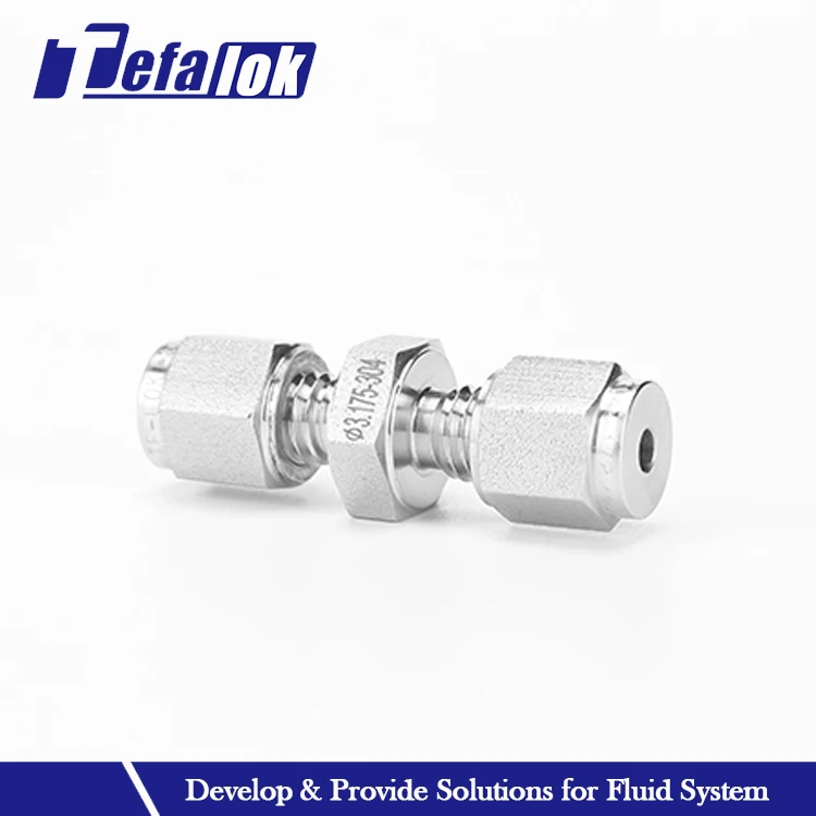 1/4 Npt Stainless Steel Tube Clamp Fittings Ss316 Swagelok Instrument Tube Fittings Double ...