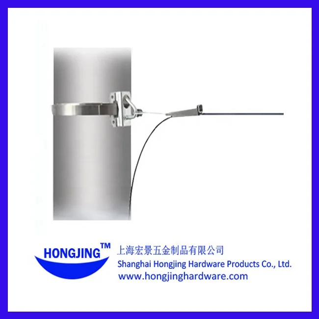 Ftth Anchoring Bracket/pole Bracket Cable Fixing Hoop - Buy Ftth ...