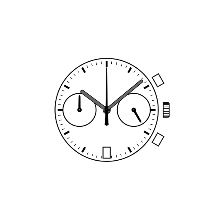 Watch Quartz Movement Tmi Vk64 Movement Chronograph Watch Movement ...