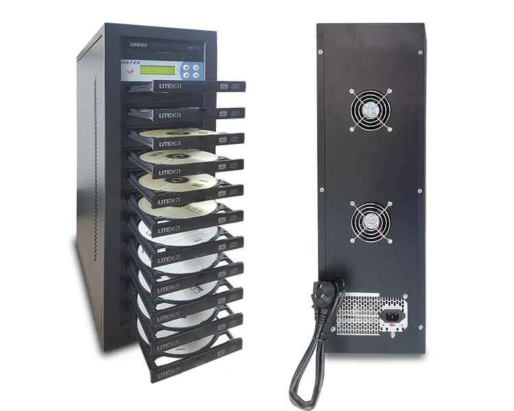 1 To 10 Trays Multiple Cd Burner Cd Dvd Duplicator Machine Hard Disk ...