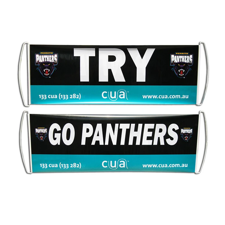 Custom Printing Roll Up Retractable Sports Fan Hand Held Scrolling ...