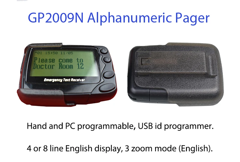 New Design Display Text Staff Pager System With Software For Hospital ...
