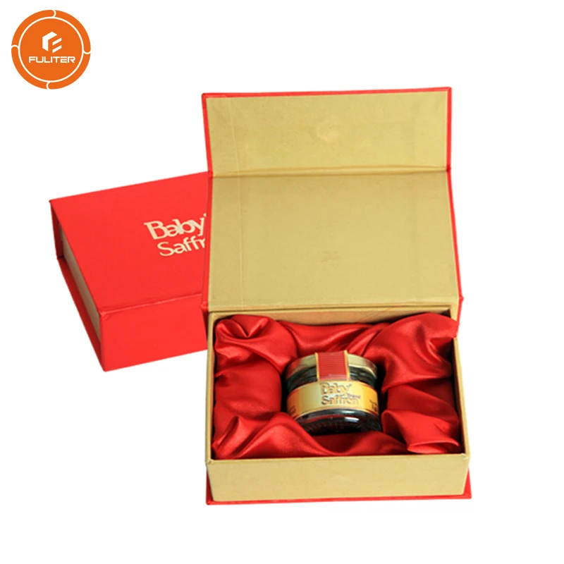 Red Luxury Custom Printed Saffron Packaging Shipping Gift Paper Box ...