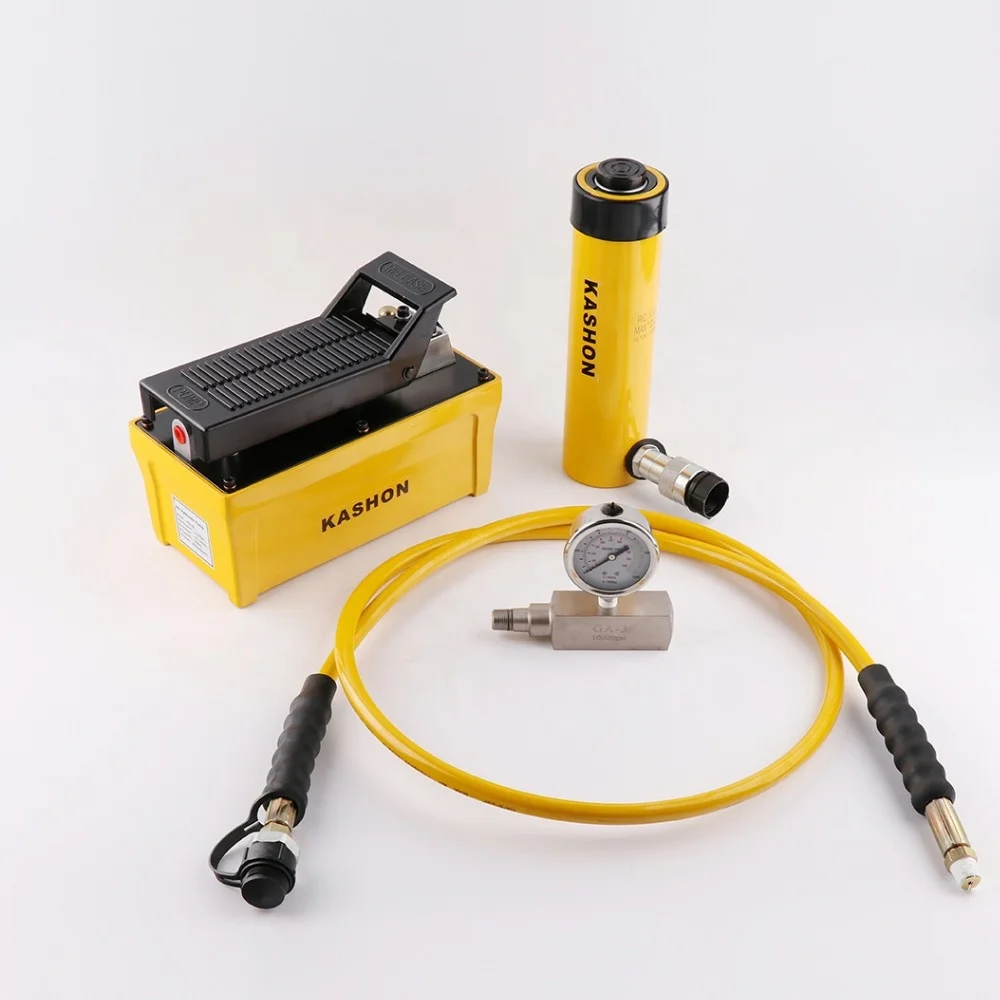KSP 10000psi Air Hydraulic Foot Pump - High Pressure Solution