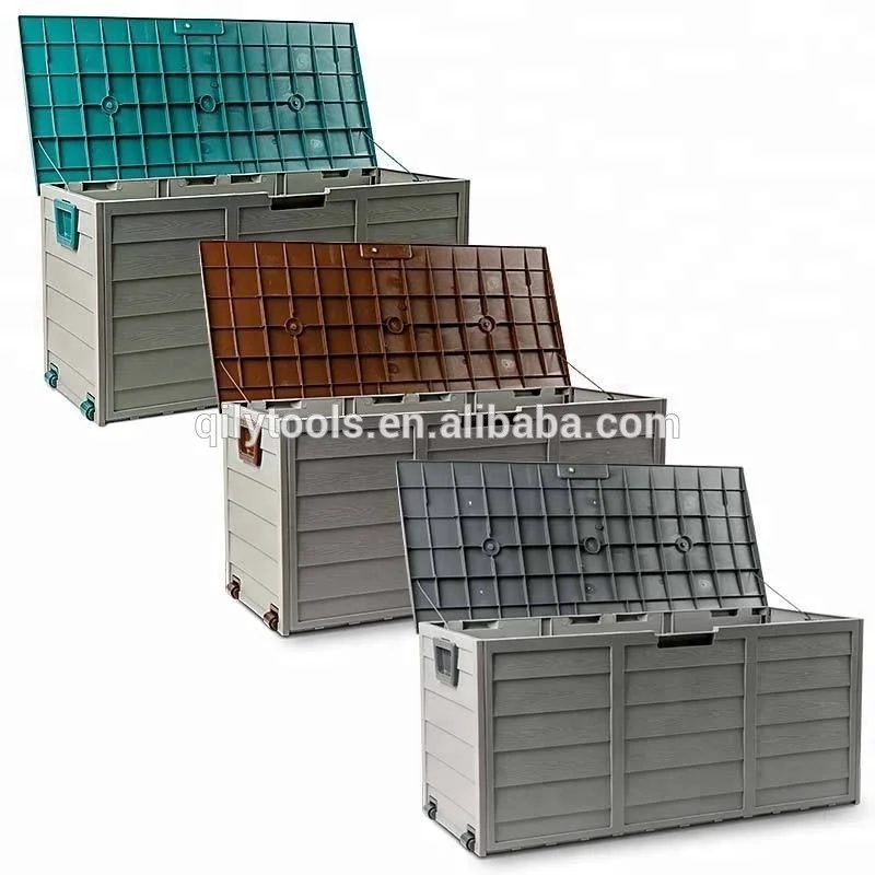 Qily Garden Outdoor Storage Chest - Durable & Space-saving